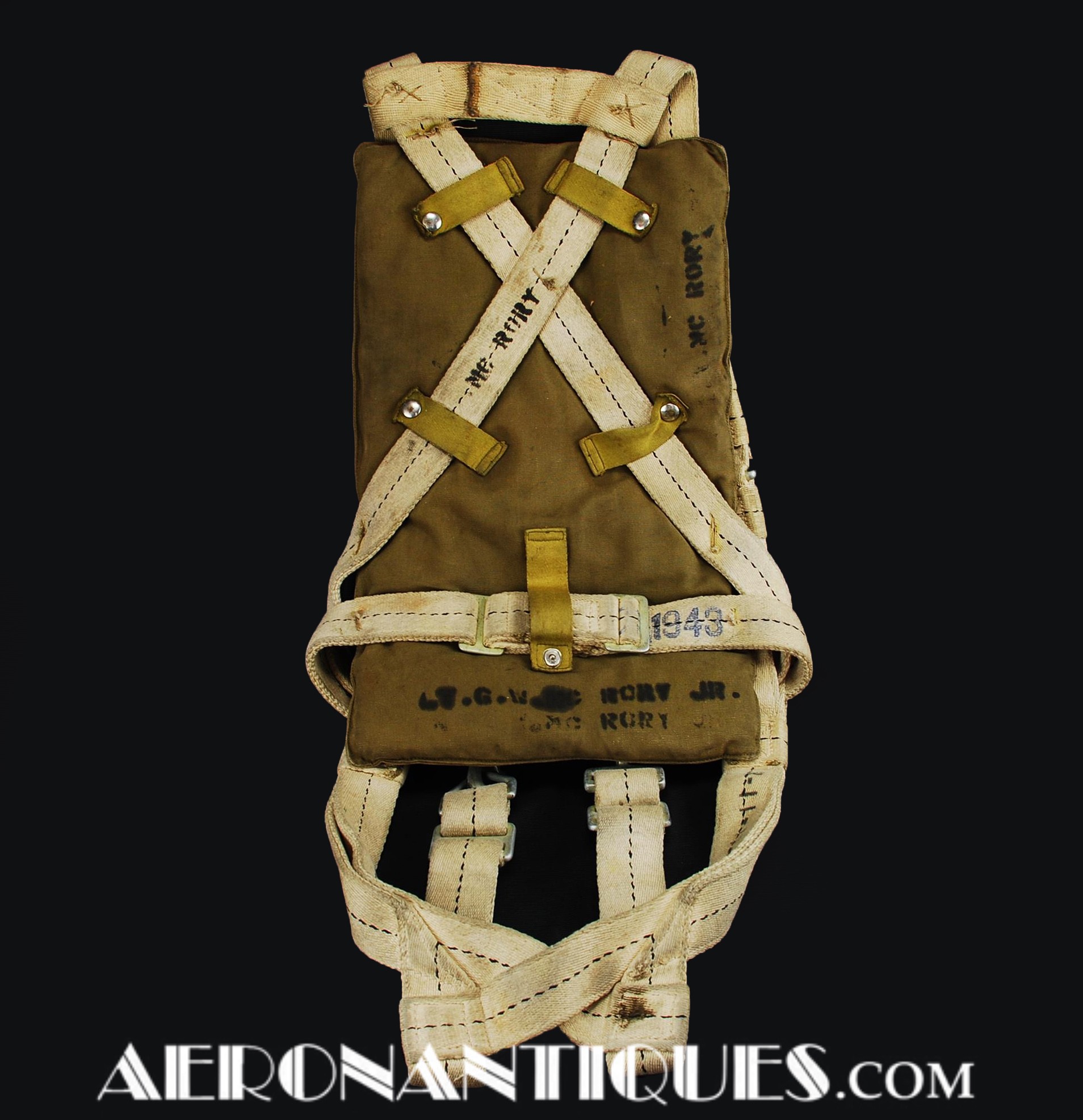 an6513;parachute;qac parachute;bomber parachute;wwii us parachute;chest ...