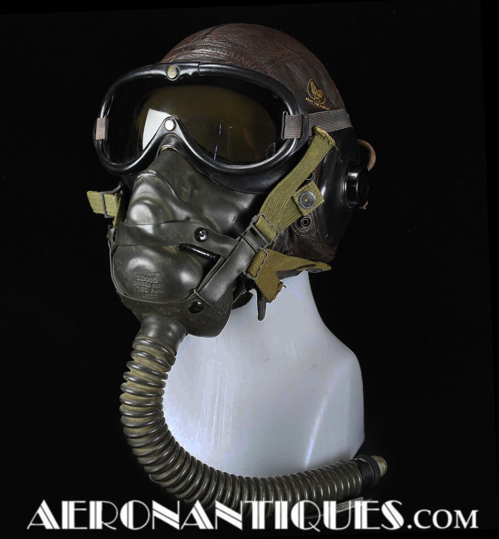 a11 flight helmet;a-11 flying helmet;helmet;flight helmet;usaaf leather ...