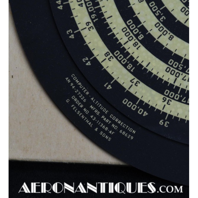 us army air force pilot computer;dead reckoning computer usaaf;wwii ...