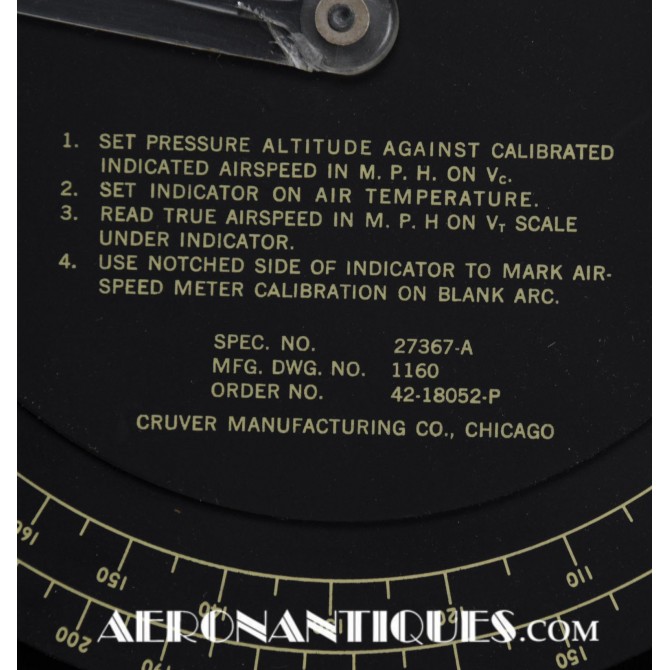 us army air force pilot computer;dead reckoning computer usaaf;wwii ...