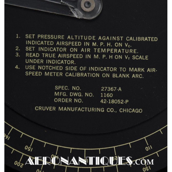 us army air force pilot computer;dead reckoning computer usaaf;wwii ...