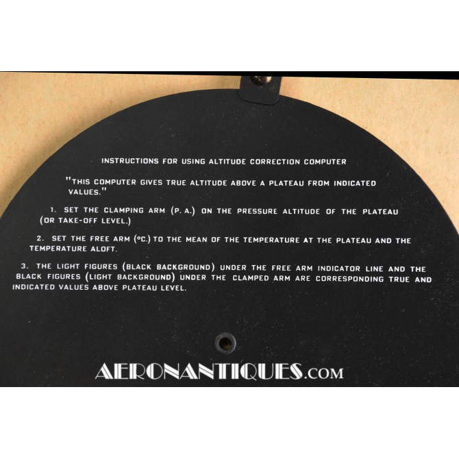 us army air force pilot computer;dead reckoning computer usaaf;wwii ...