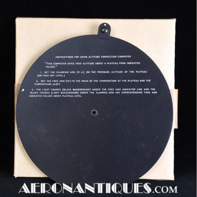 us army air force pilot computer;dead reckoning computer usaaf;wwii ...