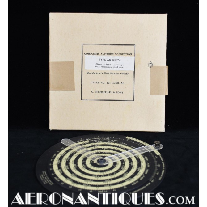 us army air force pilot computer;dead reckoning computer usaaf;wwii ...