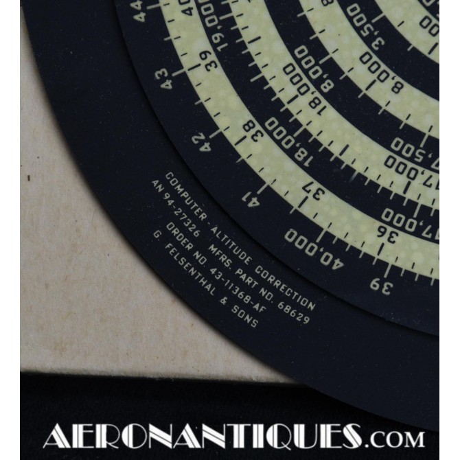 us army air force pilot computer;dead reckoning computer usaaf;wwii ...