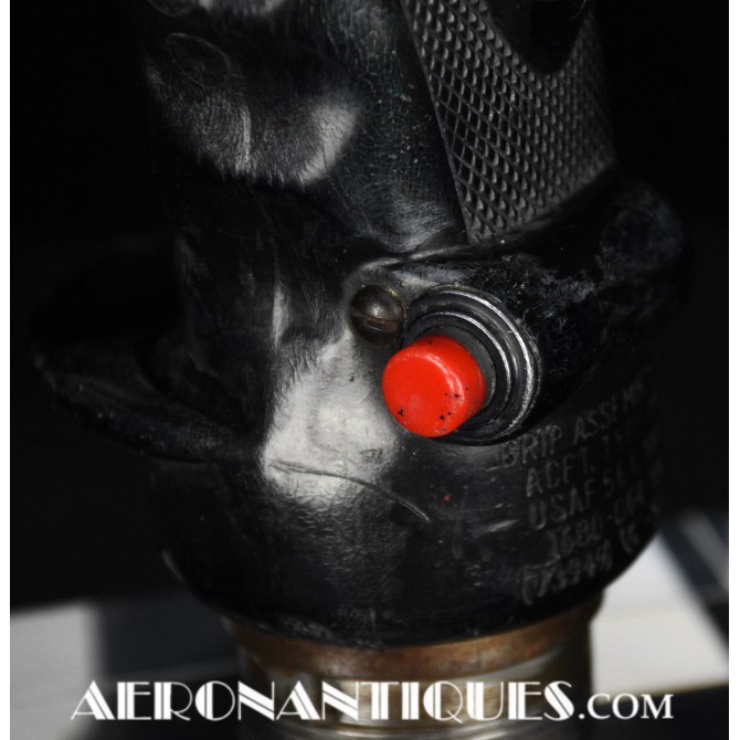 f105 joystick;vietnam jet control stick;jet control grip;sabre jet ...