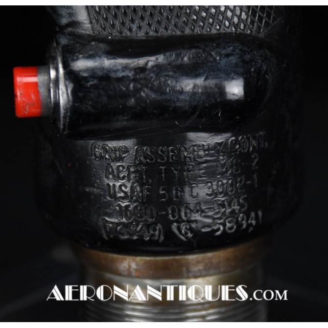 f105 joystick;vietnam jet control stick;jet control grip;sabre jet ...