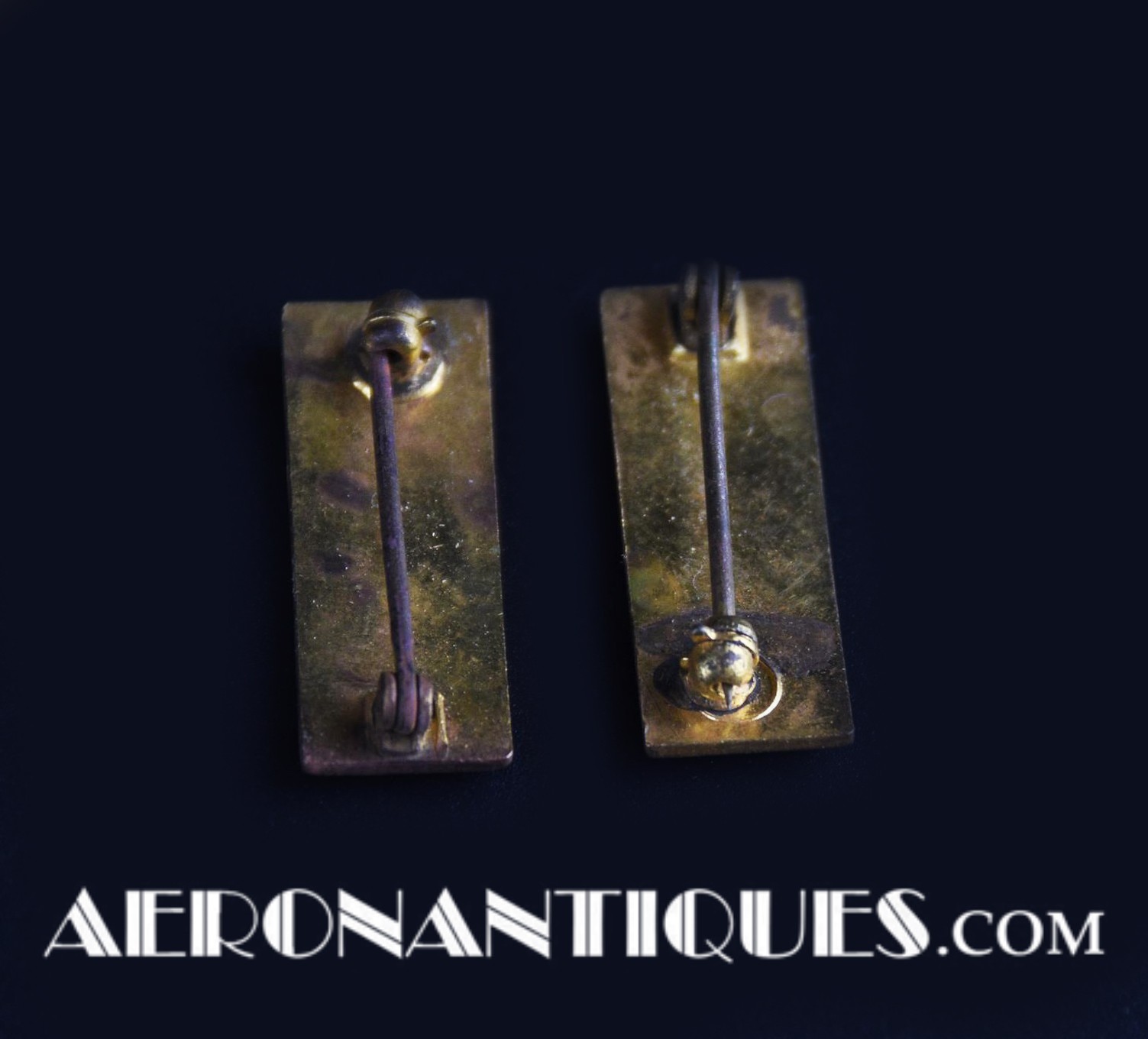 WWII us officers air force lapel insignias