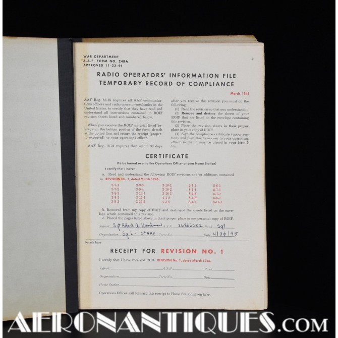 manual;usaaf manual;booklet;pilo information file;pif;air force manual