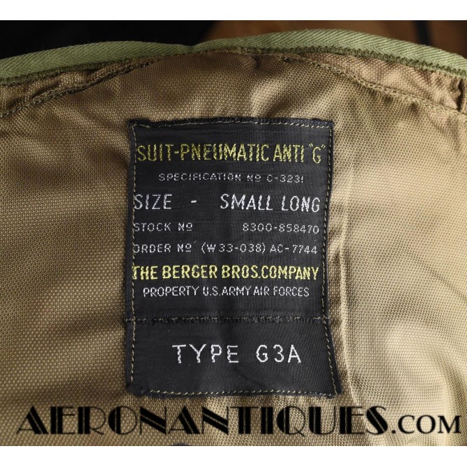 anti blackout garment;anti-g coveralls;antig pants;