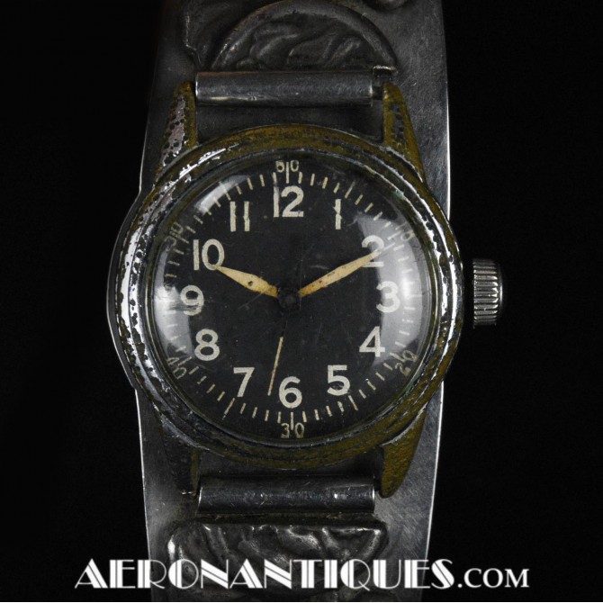 wwii us pilot watch;wwii cockpit clock;fighter pilot watch;elgin clock ...