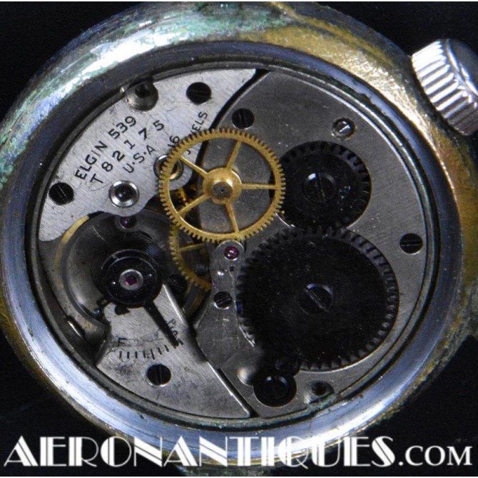 wwii us pilot watch;wwii cockpit clock;fighter pilot watch;elgin clock ...