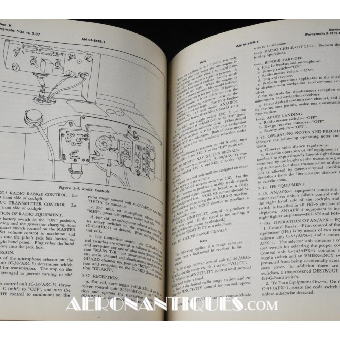 hellcat flight manual; us navy pilot flight manual;flight manual;flying ...