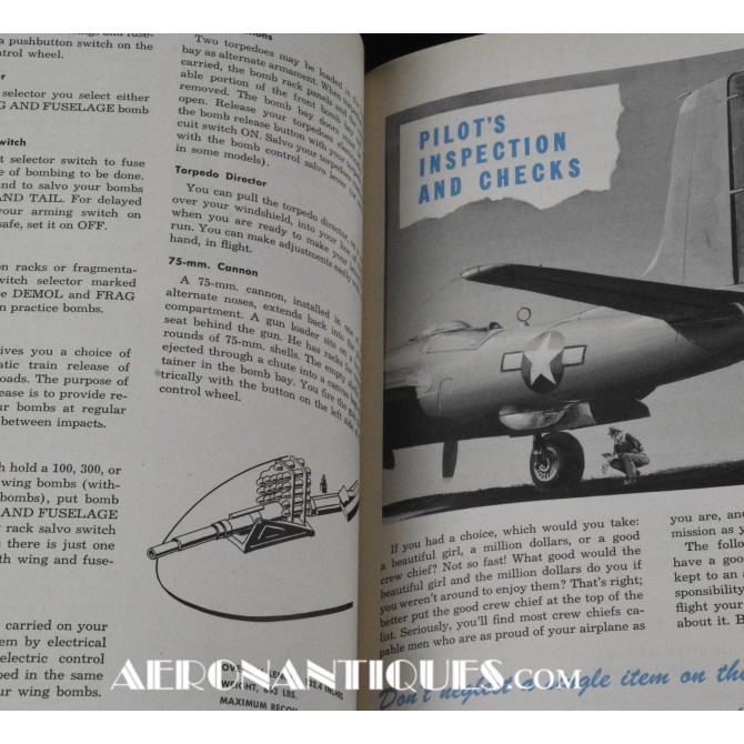manual;usaaf manual;booklet;pilo information file;pif;air force manual