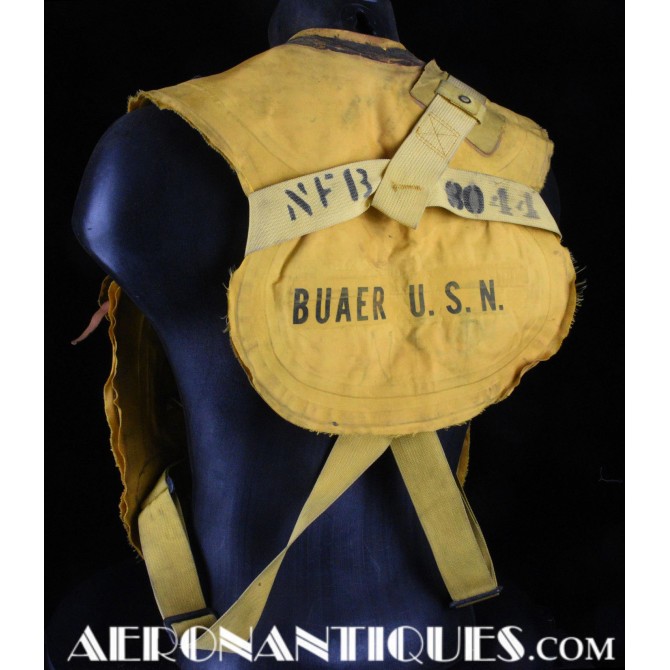 usn pilot mae west;korean war us navy pilot life vest;usn life preserver;
