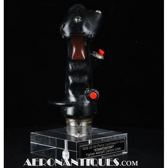 f105 joystick;vietnam jet control stick;jet control grip;sabre jet ...