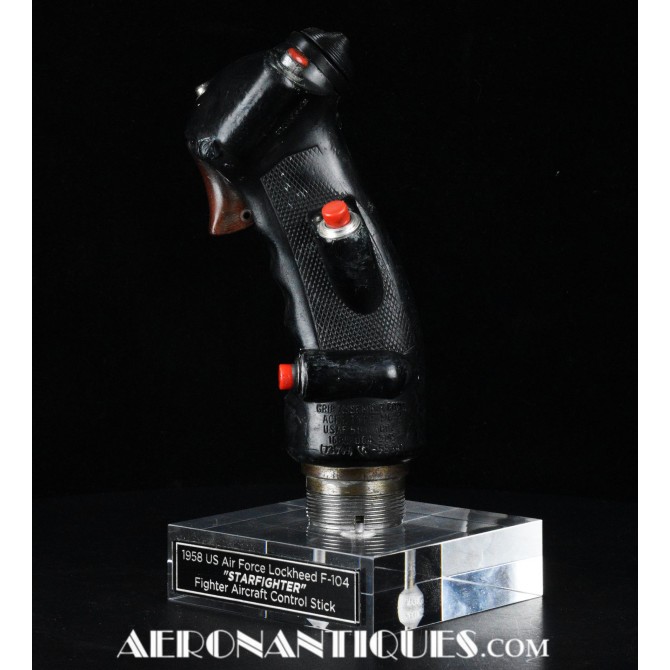 f105 joystick;vietnam jet control stick;jet control grip;sabre jet ...