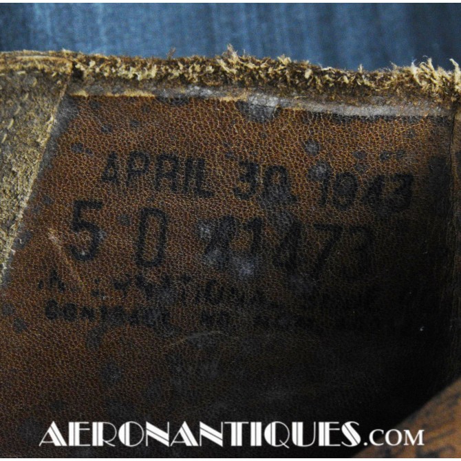 wwii us navy service shoes;us wwii combat shoes;us navy pilot wwii boots;