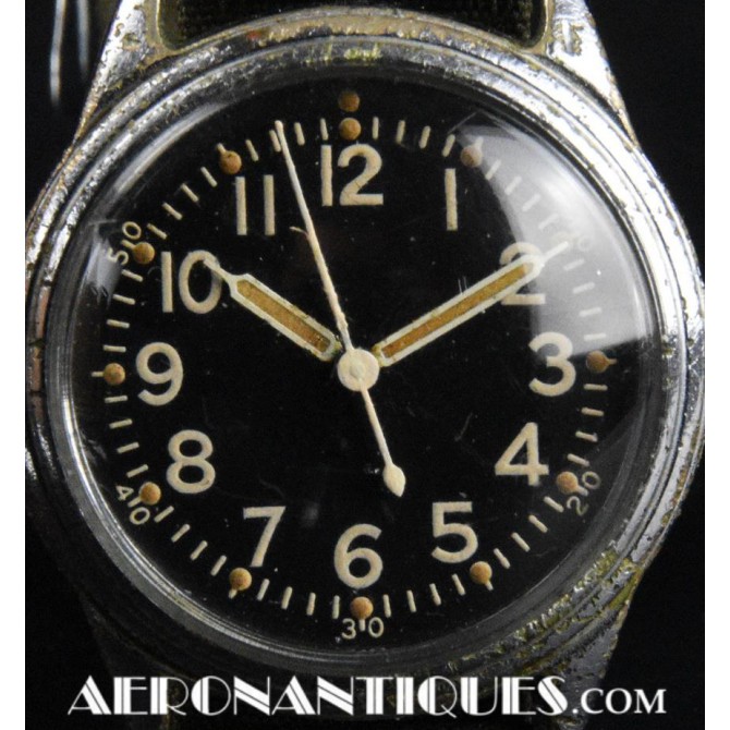 wwii us pilot watch;wwii cockpit clock;fighter pilot watch;elgin clock ...