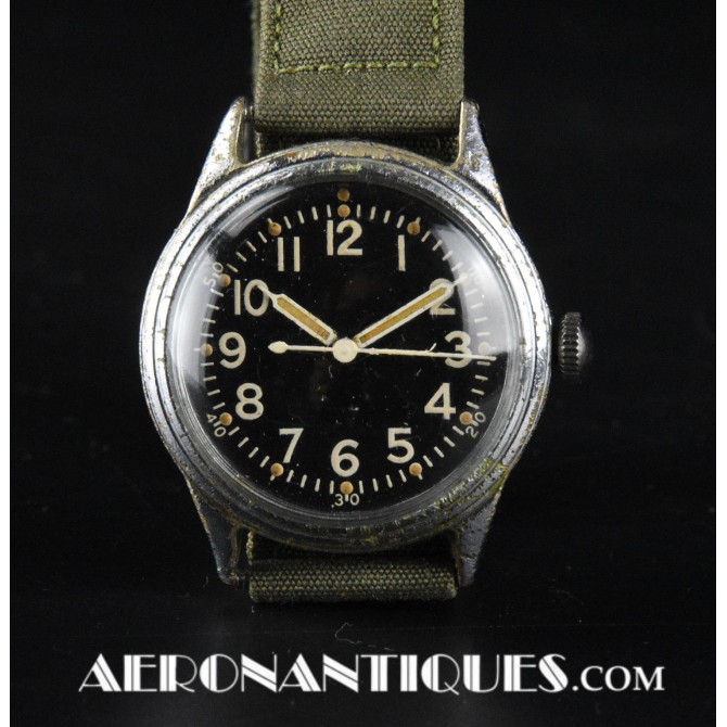 wwii us pilot watch;wwii cockpit clock;fighter pilot watch;elgin clock ...
