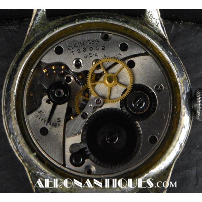 wwii us pilot watch;wwii cockpit clock;fighter pilot watch;elgin clock ...