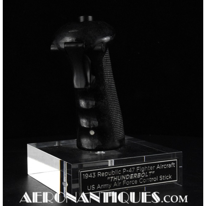 P51 mustang control grip;fighter joystick;aircraft control grip;wwii ...