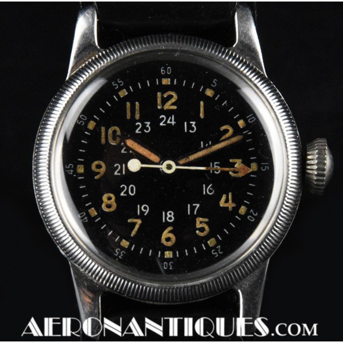 wwii us pilot watch;wwii cockpit clock;fighter pilot watch;elgin clock ...