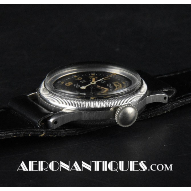 wwii us pilot watch;wwii cockpit clock;fighter pilot watch;elgin clock ...