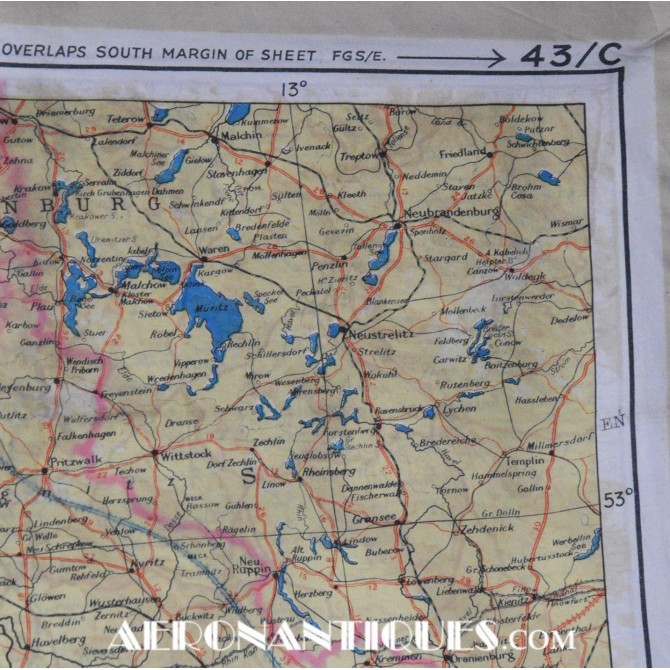 pilot escape chart;silk chart;wwii pilot map scarf;map;chart