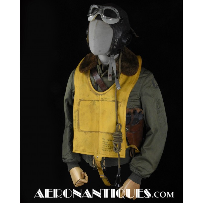 b4 life preserver;b-4 mae west;wwii us pilot mae west;an6519 life vest ...