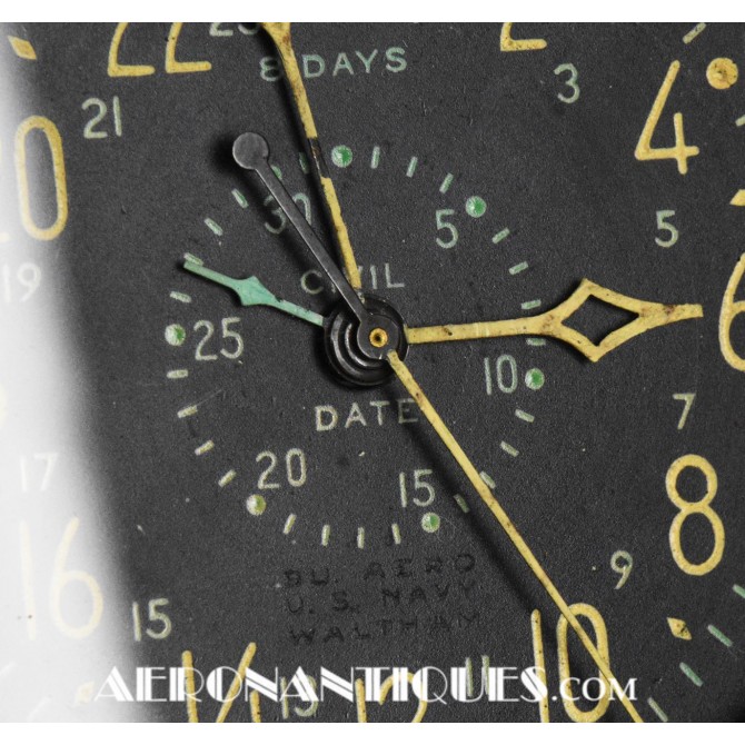 wwii us pilot watch;wwii cockpit clock;fighter pilot watch;elgin clock ...