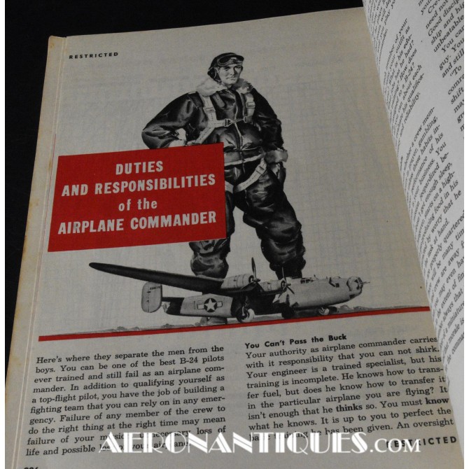 manual;usaaf manual;booklet;pilo information file;pif;air force manual