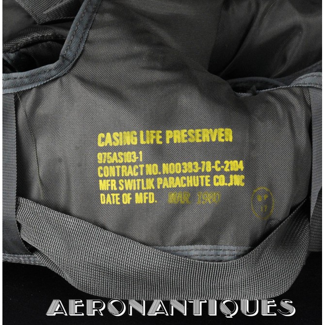 LPA-2 life preserver;jet pilot life preserver;lpa2 vest;